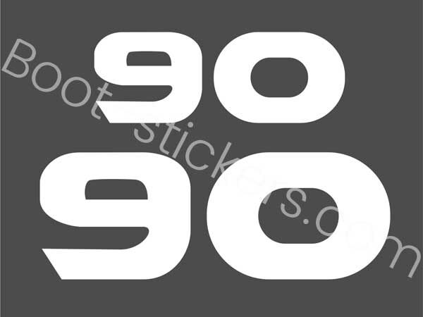 Suzuki 6pk losse sticker motorstickers